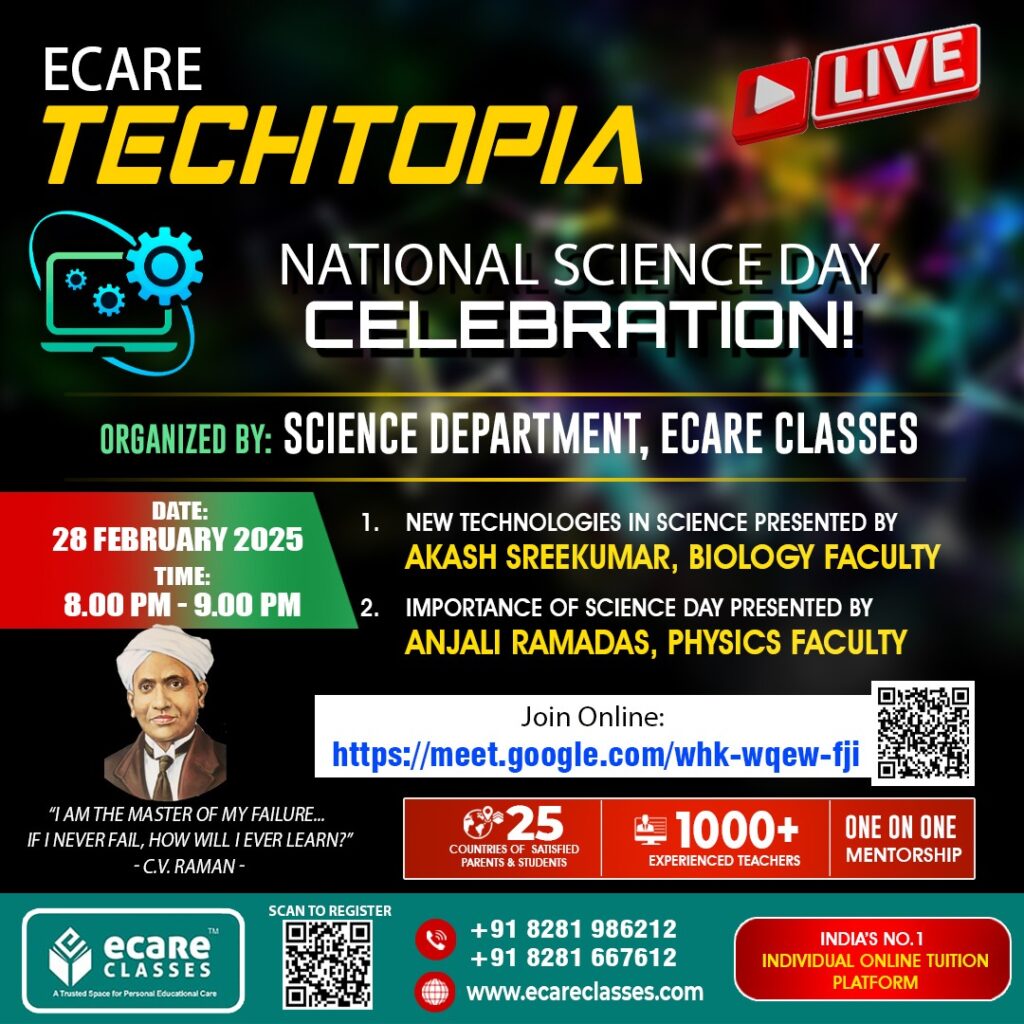 Ecare Techtopia – National Science Day Celebration - 28-02-2025 - E Care Classes